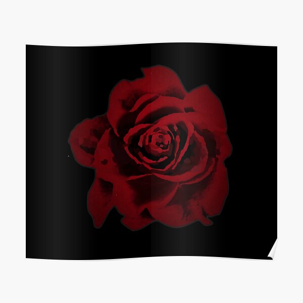 "Chase Atlantic Rose Black" Poster by xSMxSerena | Redbubble