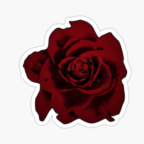 "Chase Atlantic Rose Black" Sticker for Sale by xSMxSerena | Redbubble