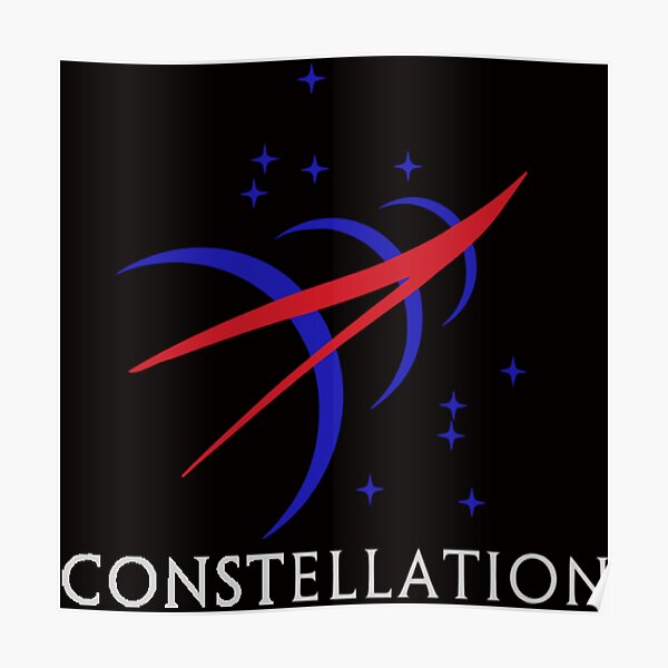 "Constellation Program Logo" Poster by Quatrosales | Redbubble