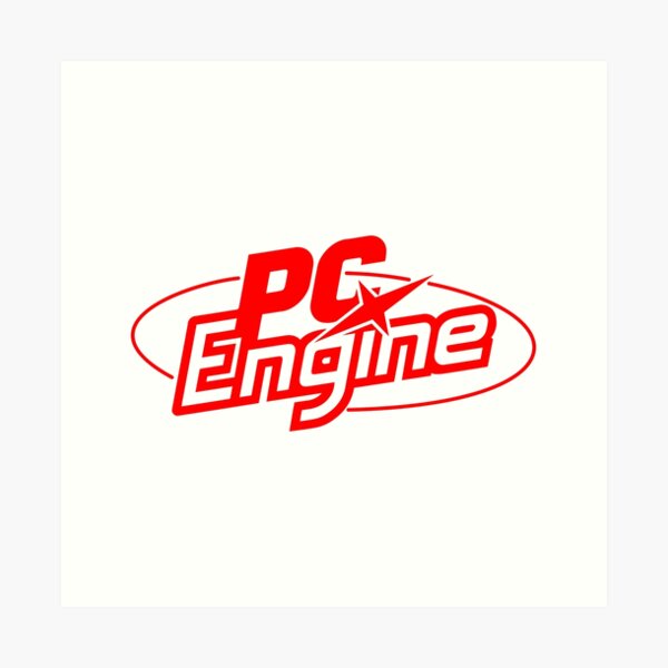 "PC Engine logo" Art Print by prometheus31 | Redbubble