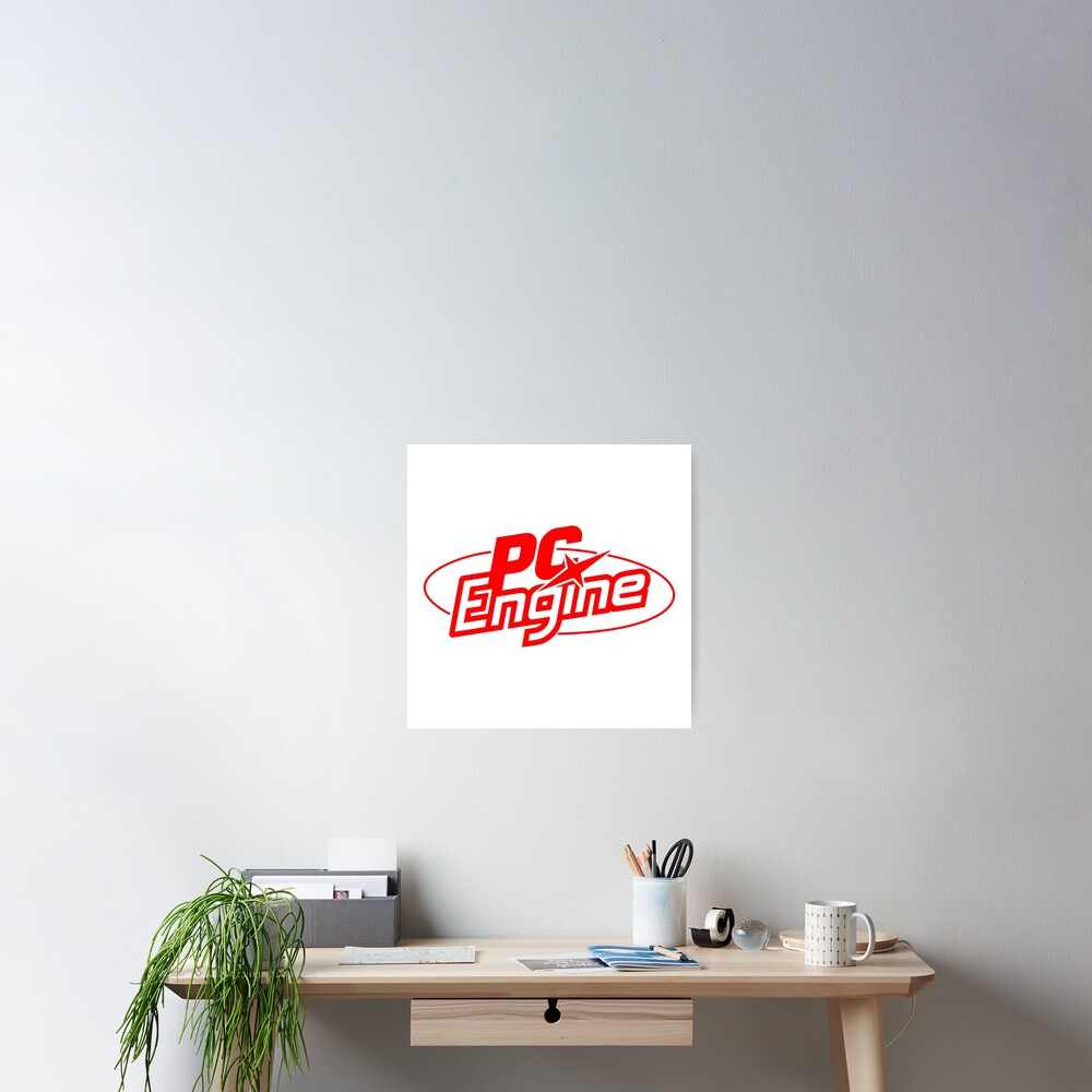 "PC Engine logo" Poster for Sale by prometheus31 | Redbubble
