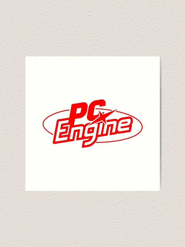 "PC Engine logo" Art Print by prometheus31 | Redbubble