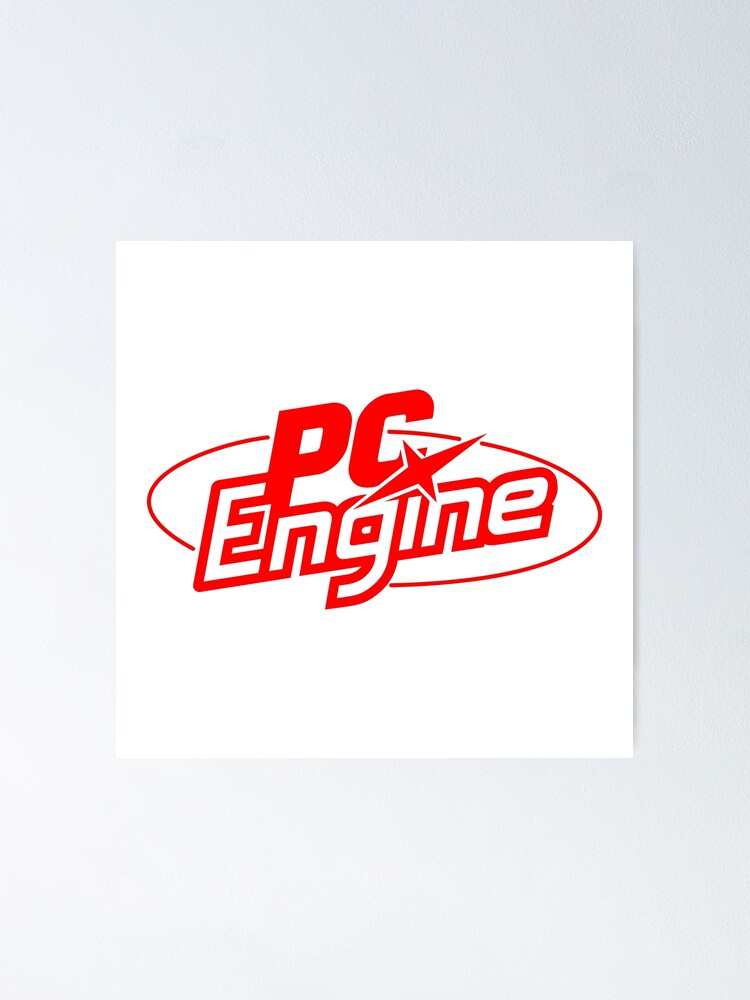 "PC Engine logo" Poster for Sale by prometheus31 | Redbubble