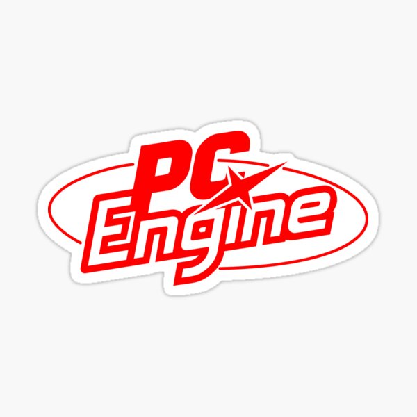 "PC Engine logo" Sticker for Sale by prometheus31 | Redbubble