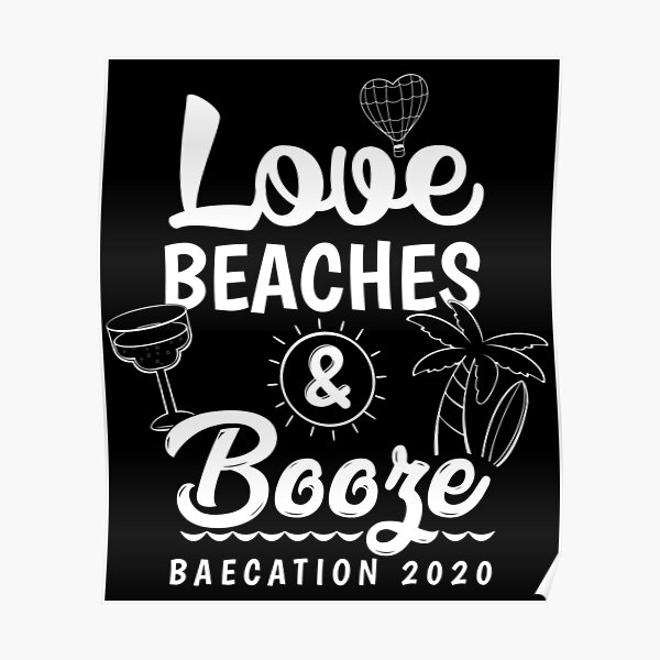 Póster « Este diseño de baecation es una excelente manera de mostrar a ...