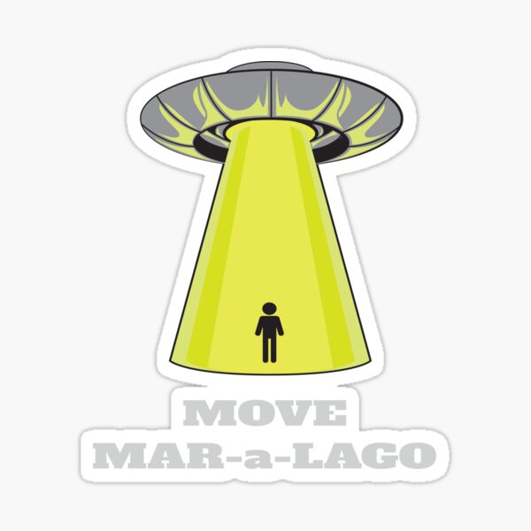 "Move Mar-a-Lago" Sticker for Sale by mommag9521 | Redbubble