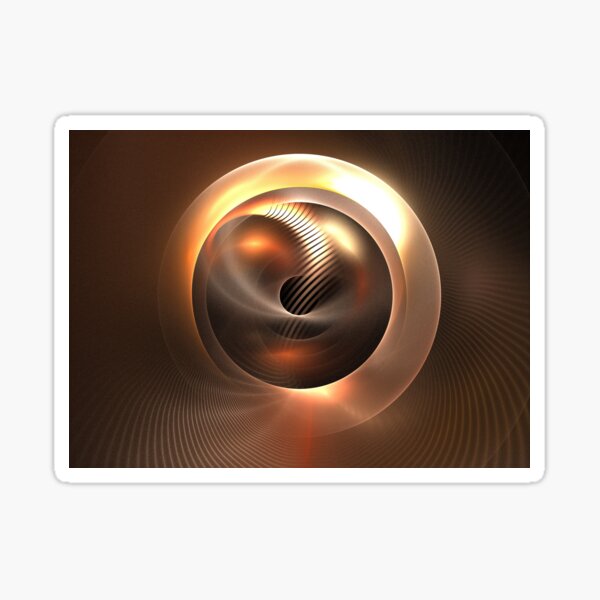 "Copper Orb" Sticker by KimSyOk | Redbubble