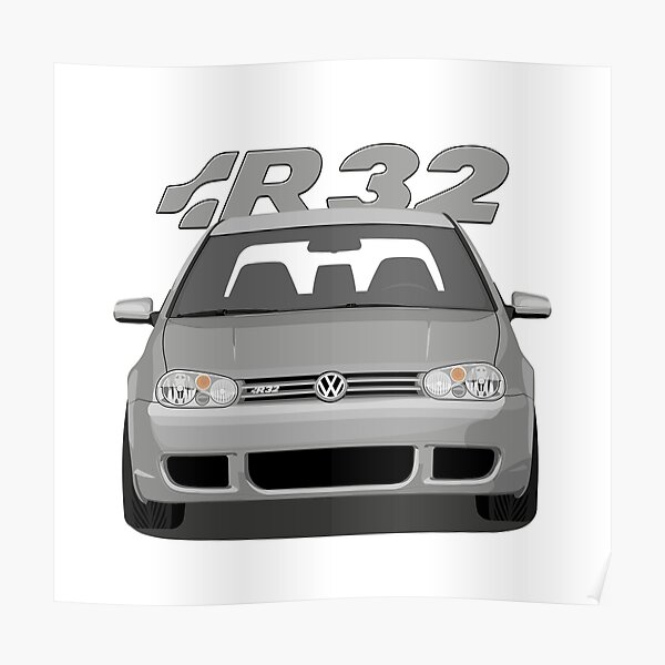 Golf R32 Posters | Redbubble