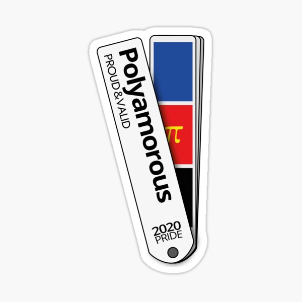 "Polyamorous Flag, 2020 Pride" Sticker for Sale by AbsurdityStore ...