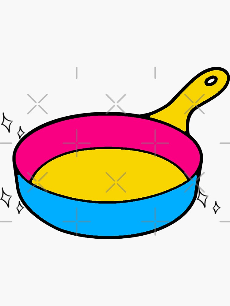 "subtle pan pride " Sticker for Sale by claire-mcculley | Redbubble