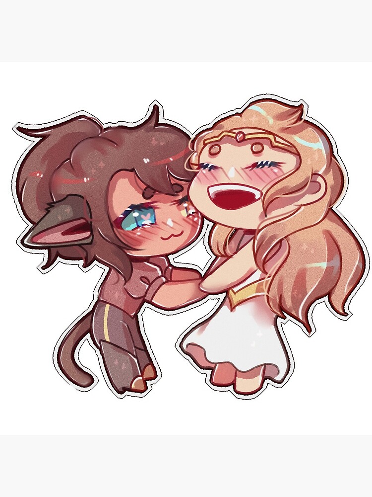 "she-ra future catradora chibi sticker" Poster for Sale by nayjia ...