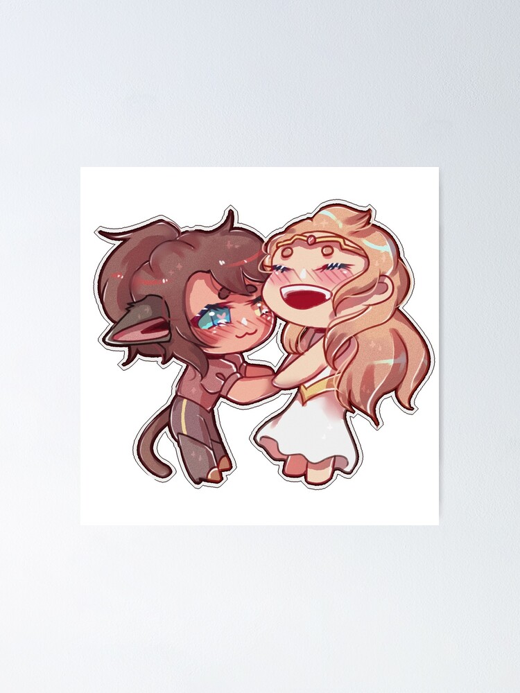 "she-ra future catradora chibi sticker" Poster for Sale by nayjia ...