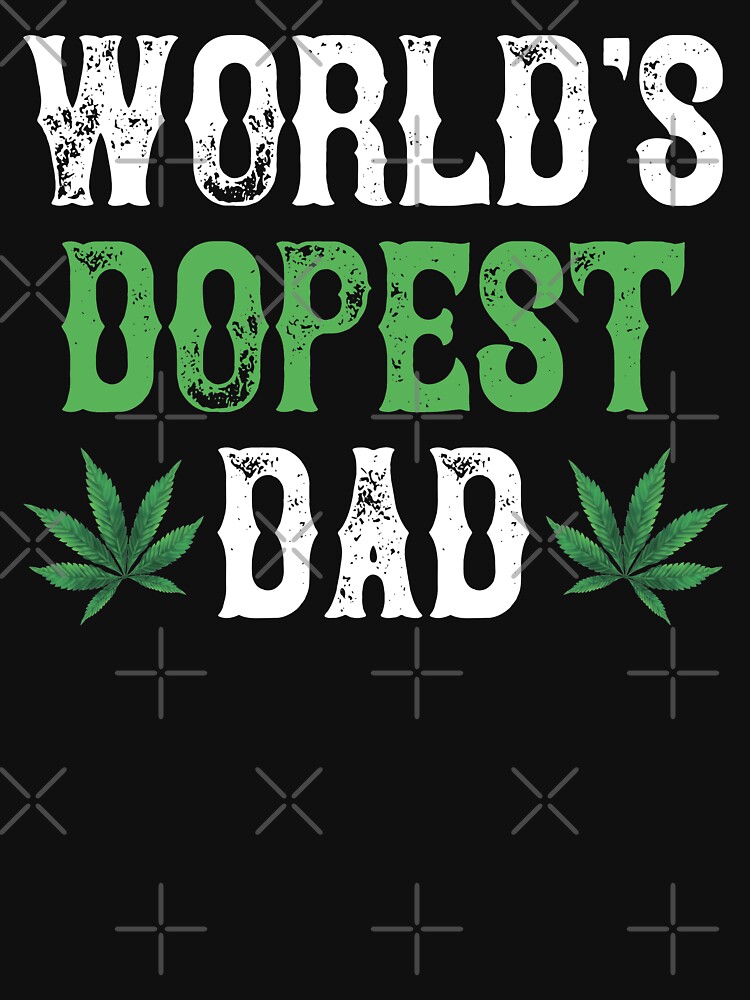 "World's Dopest Dad Father's Day gift Idea" Essential T-Shirt for Sale ...