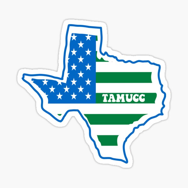 "Texas AM Corpus Christi State Map Sticker" Sticker for Sale by Ngp1 ...
