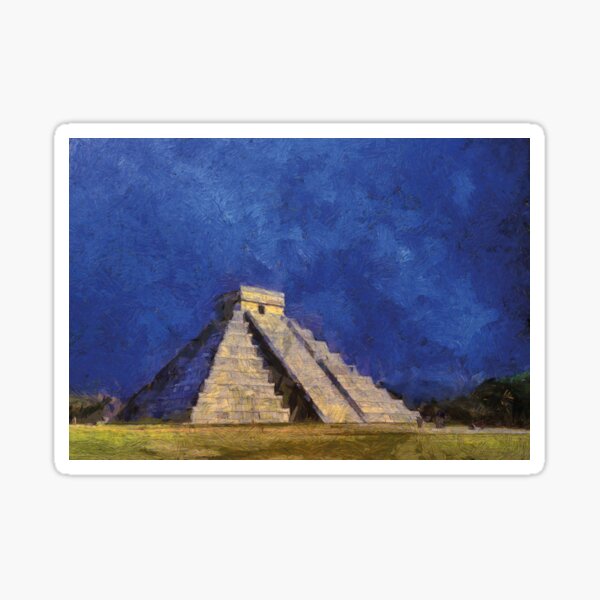 " Ancient Mayan Temple" Sticker by ryanrad7 | Redbubble