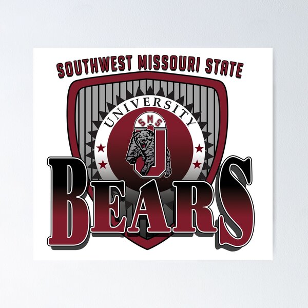 "Southwest Missouri State University - Bears Logo Vintage - SMSU ...