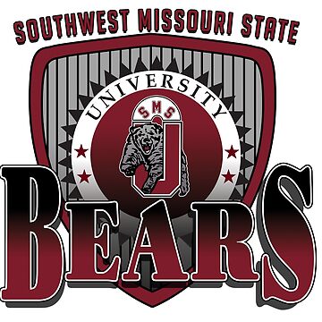 "Southwest Missouri State University - Bears Logo Vintage - SMSU ...