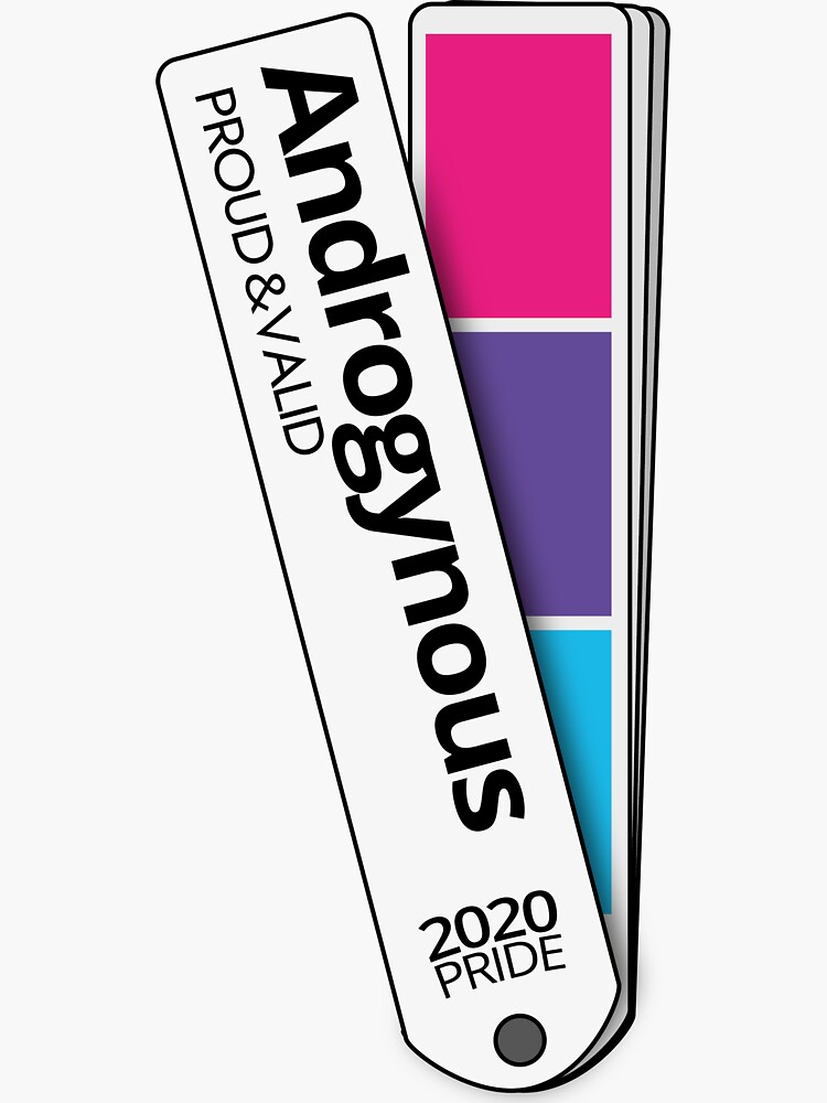"Androgynous Flag, 2020 Pride" Sticker by AbsurdityStore | Redbubble