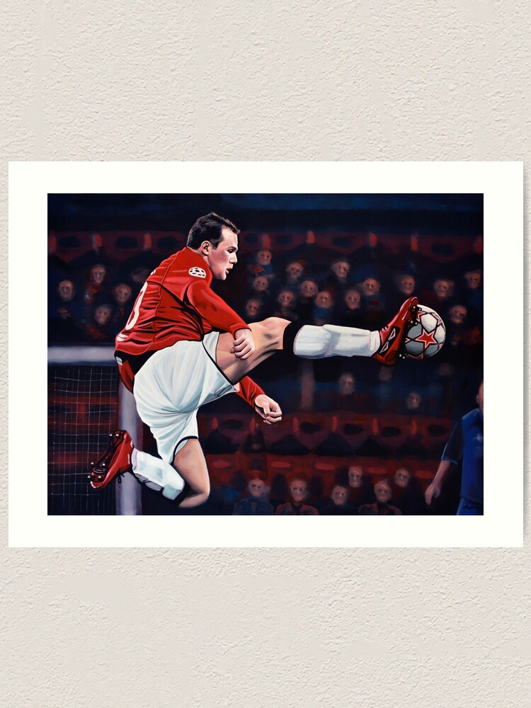 "Wayne Rooney painting" Art Print by PaulMeijering | Redbubble