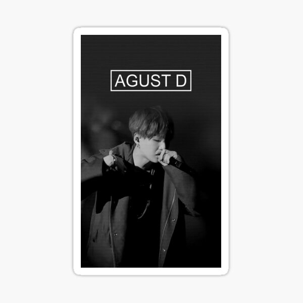 "Agust D" Sticker by Manupa | Redbubble