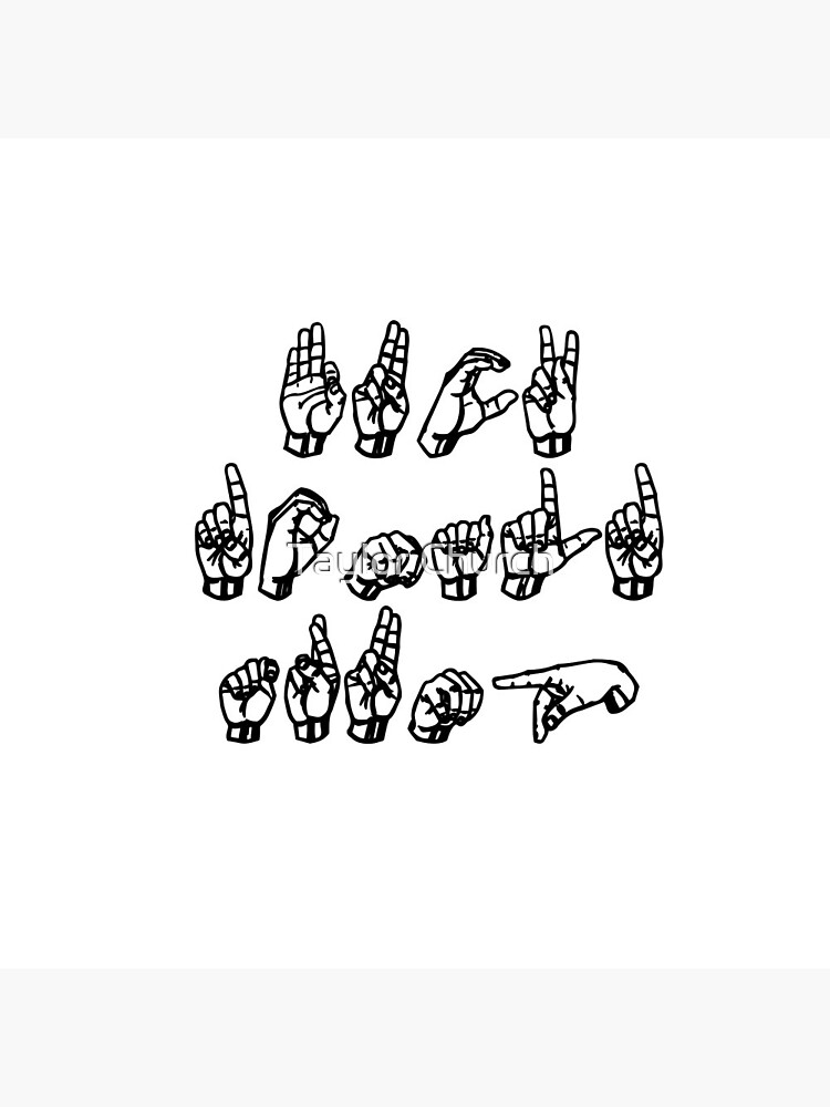 "FDT ASL, american sign language, anti trump f*ck donald trump" Pin for ...