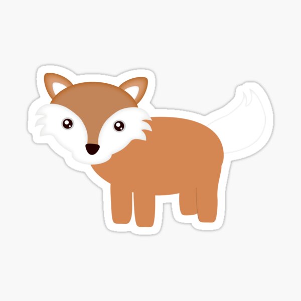 "Fox" Sticker by Julia2Julia | Redbubble