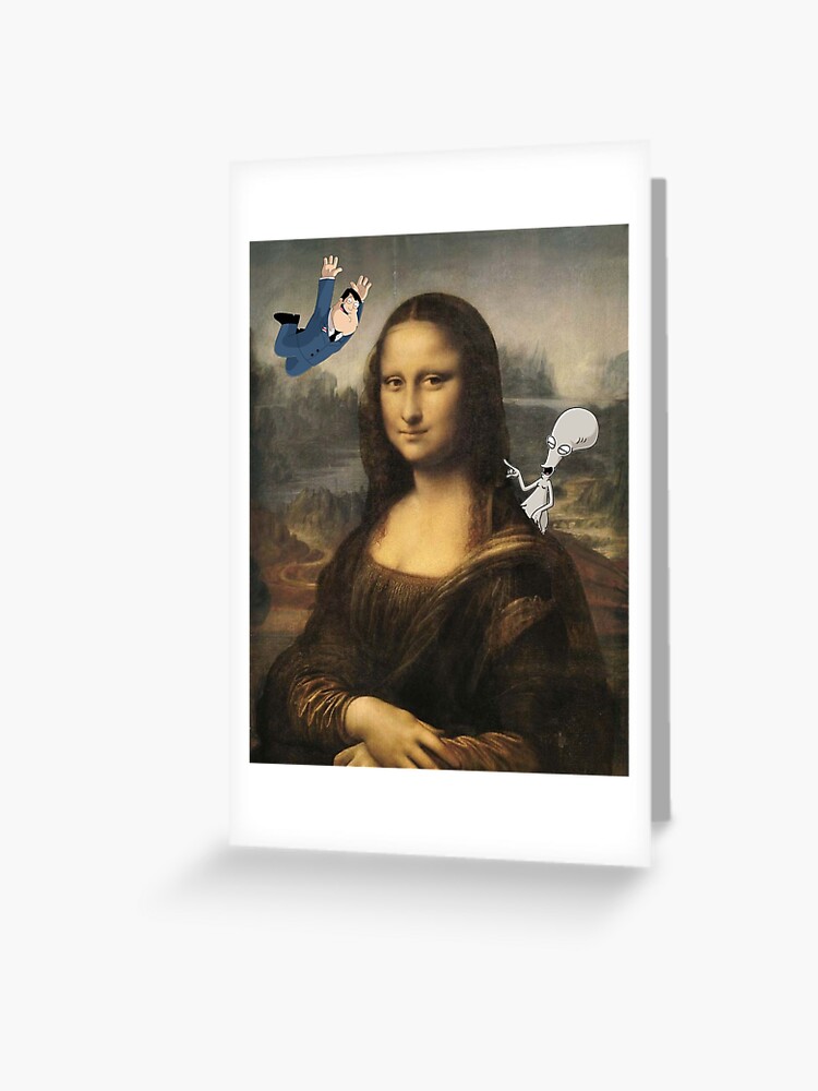 Paper & Party Supplies daVinci Mona Lisa Fine Art Greeting Cards ...