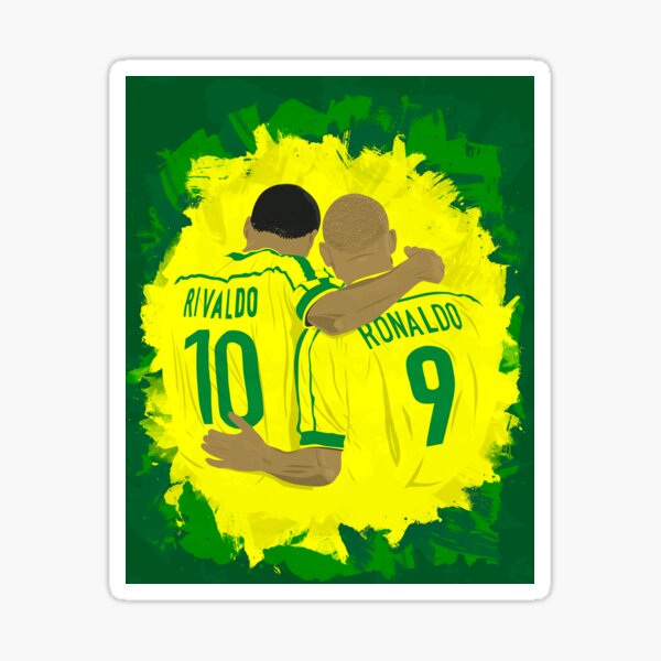 "Rivaldo/Ronaldo" Sticker by AntonLundin | Redbubble