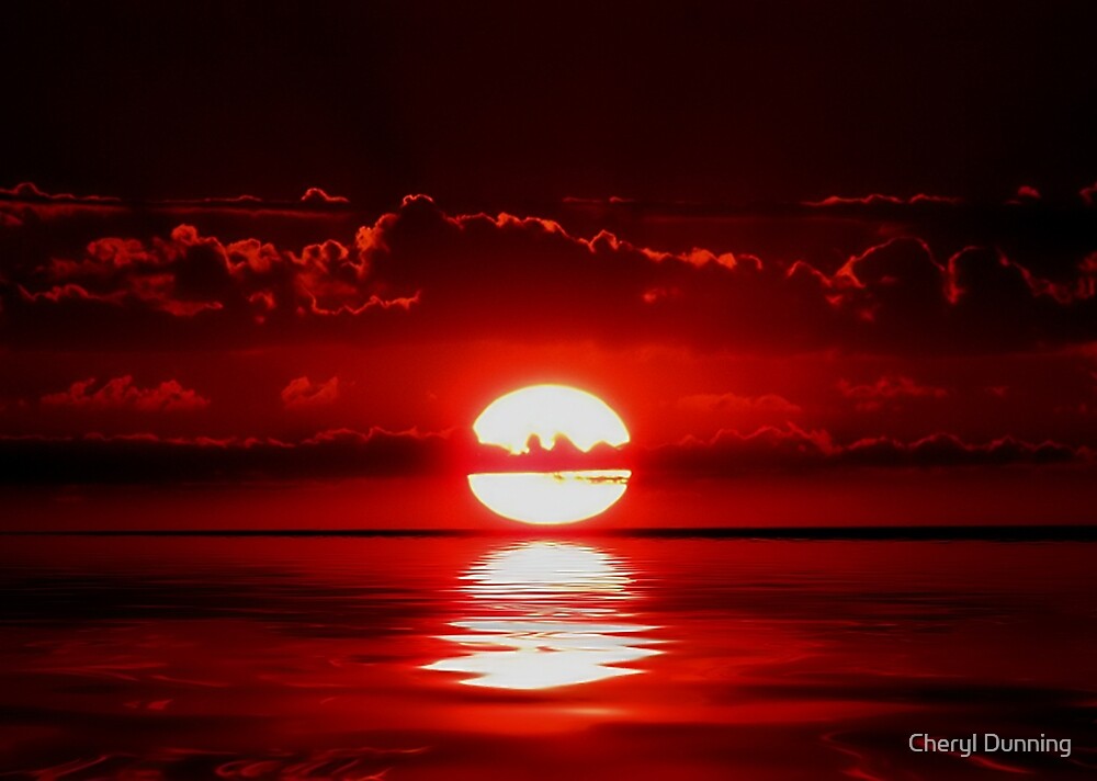 Red Reflection By Cheryl Dunning Redbubble