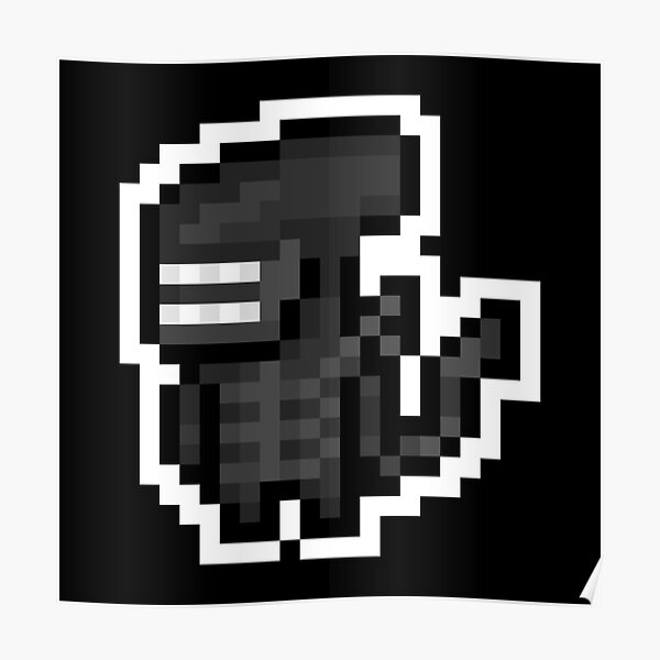 "Pixel "Alien" sticker" Poster by PixelBlock | Redbubble