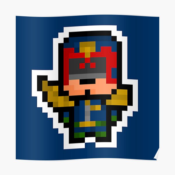 "Pixel Judge Dredd" Poster for Sale by PixelBlock | Redbubble