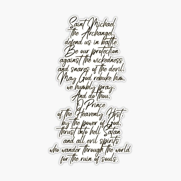 Archangel Michael Prayer For Protection In Latin