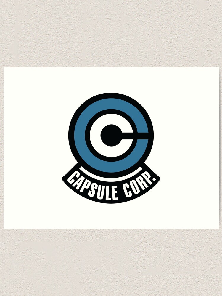 "Capsule Corp Logo" Art Print for Sale by GoodManDesign | Redbubble