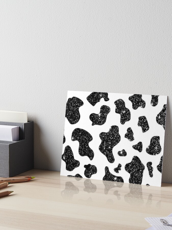"Sparkle Cow Print" Art Board Print for Sale by Natalie Wilson | Redbubble