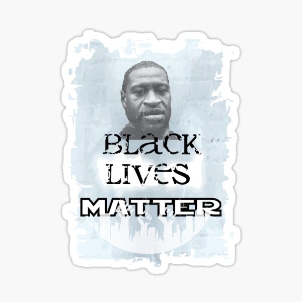 "George Floyd" Sticker by Sun-Kisses | Redbubble