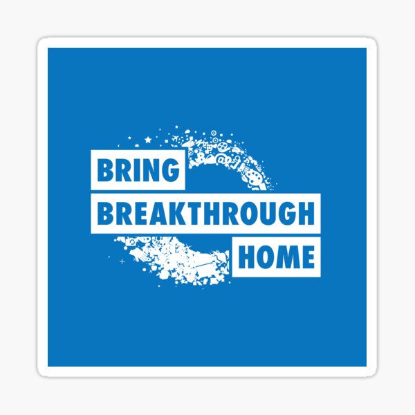 "Breakthrough Cincinnati" Sticker for Sale by KatieMcMahon1 | Redbubble