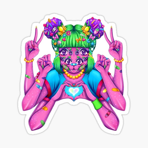 "Kumomo the cute decora spider" Sticker for Sale by Sugar-Junkie ...