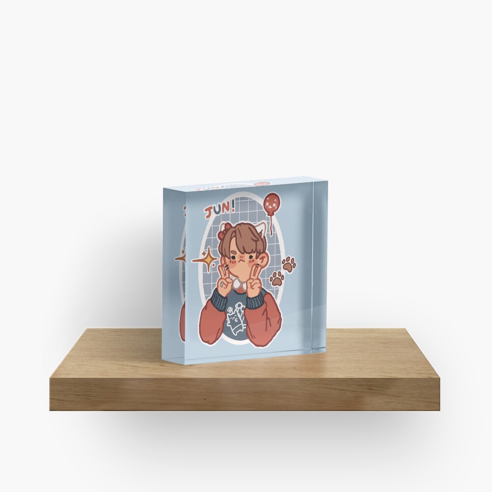 "JUN !" Sticker for Sale by teddiorsa | Redbubble