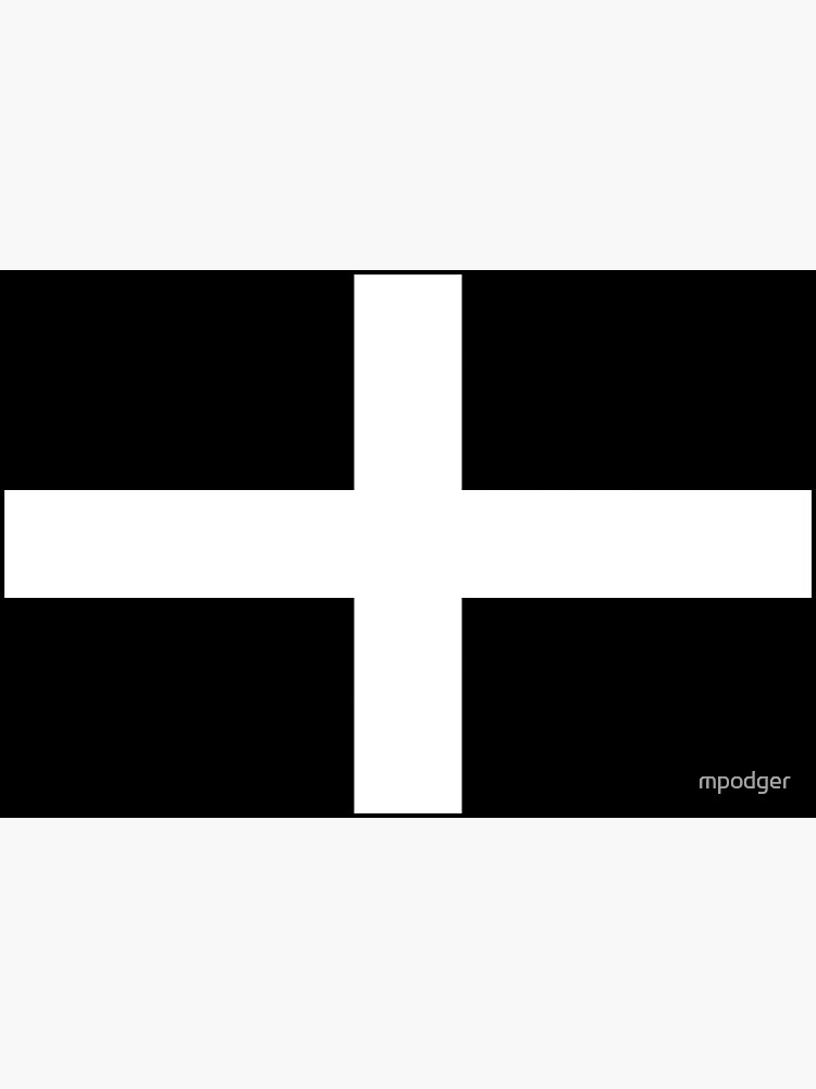 "Cornish Flag Gifts, Stickers and Products" Sticker for Sale by mpodger ...