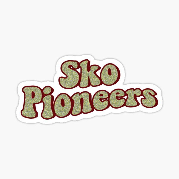 "sko pioneers" Sticker by emilystrauss | Redbubble