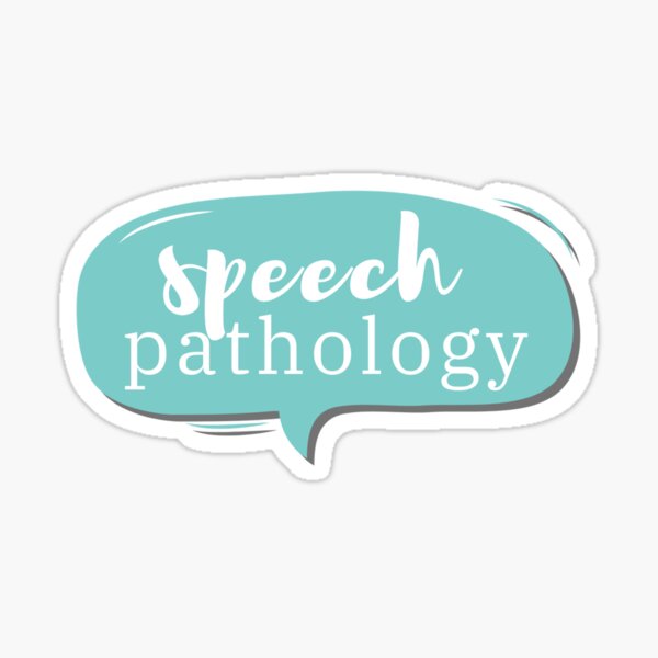 Speech Pathology Stickers | Redbubble