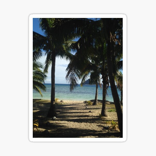 "Fijian Morning - 1" Sticker by alainakozyart | Redbubble