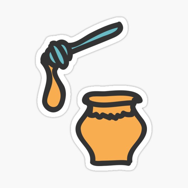 "honey pot" Sticker by Seb-Sk93 | Redbubble
