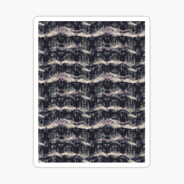 "Seamless distressed glitch blur woven texture background. " Sticker ...