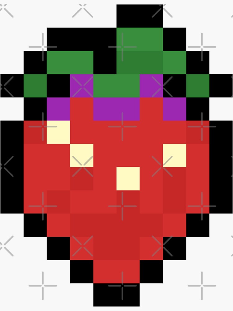 "Celeste - Strawberry Sprite" Sticker for Sale by Joader | Redbubble