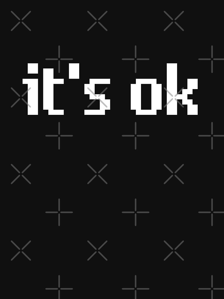 " it's ok simple arcade retro gaming" T-shirt by mustafatolba16 | Redbubble