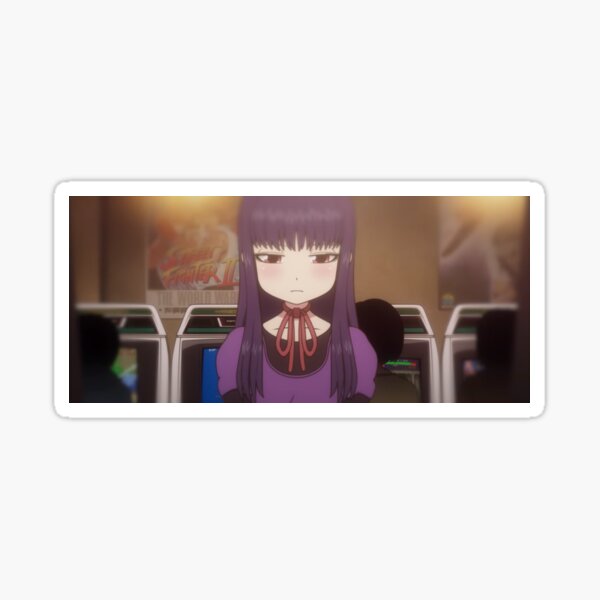 "HI SCORE GIRL" Sticker for Sale by Sharakay | Redbubble