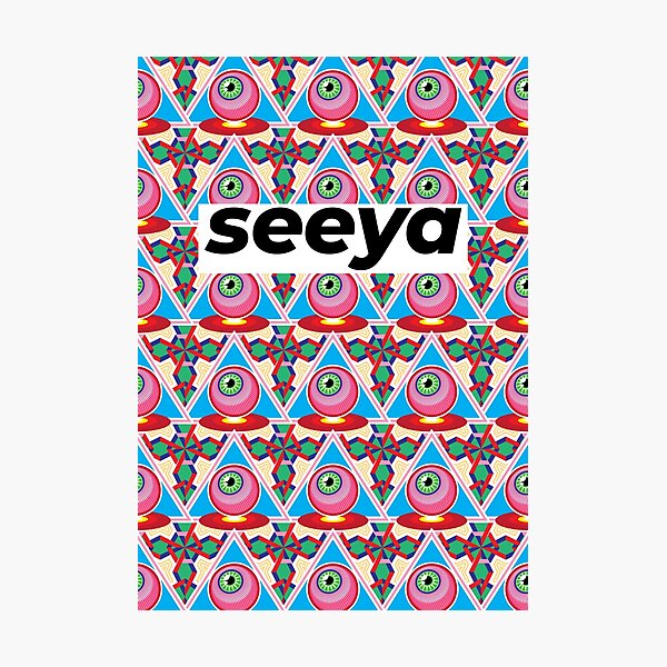 "Seeya, Eye of God Symbol and Geometric Christian Cross Pattern with ...