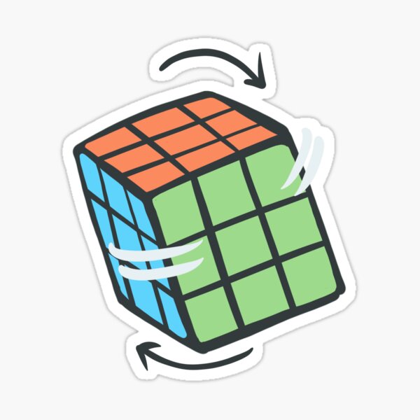 Rubik S Cube Stickers | Redbubble