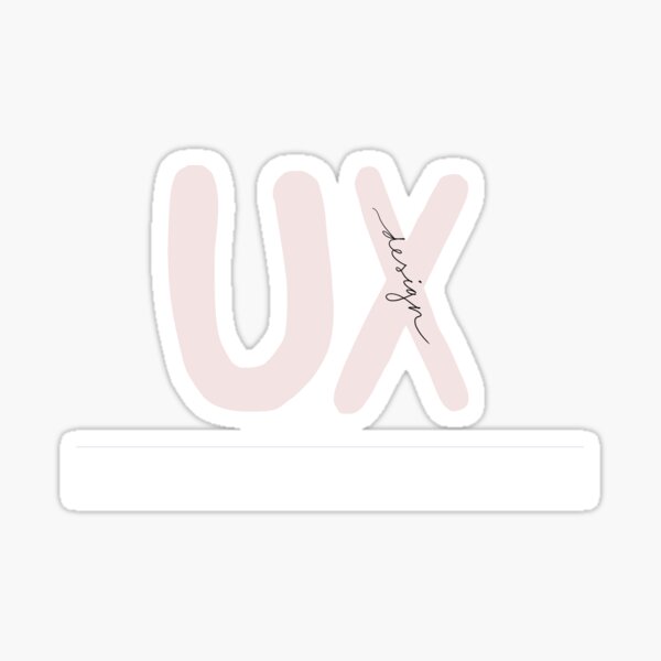 "UX Design" Sticker by hamil120 | Redbubble
